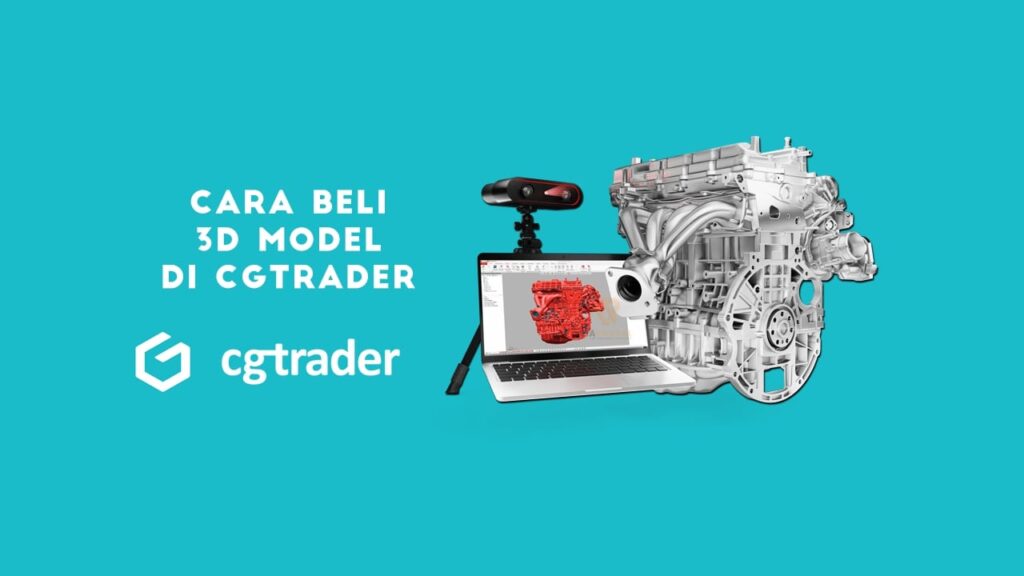 Cara Beli 3D Model di CGTrader Tanpa Kartu Kredit - ViaPayPal