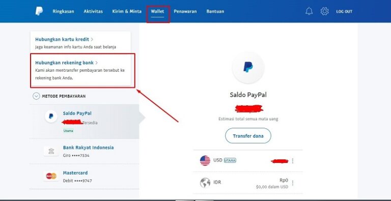 Cara Withdraw Transfer Uang di PayPal ke Jenius BTPN 2025 - ViaPayPal