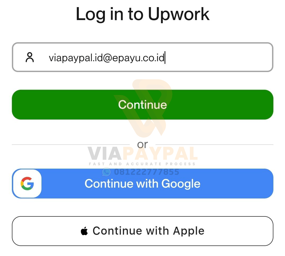 Cara Beli Connects Upwork Tanpa Kartu Kredit - ViaPayPal