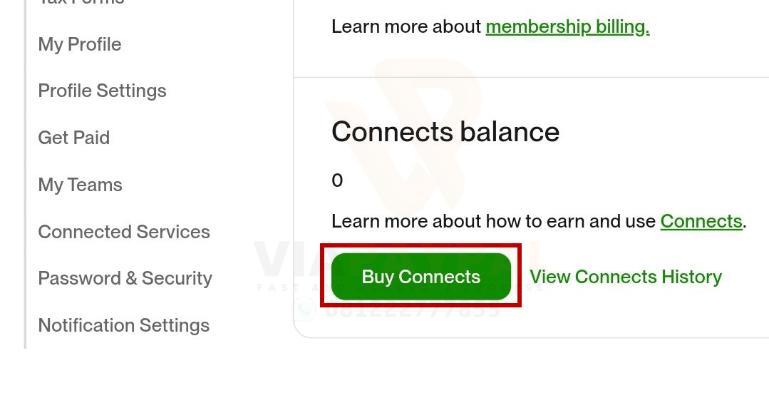 Cara Beli Connects Upwork Tanpa Kartu Kredit - ViaPayPal