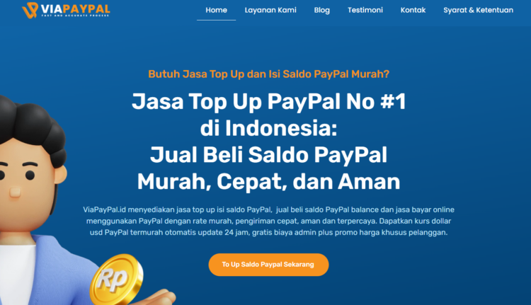 Cara Isi Saldo PayPal dengan Mudah dan Cepat di Indonesia - ViaPayPal